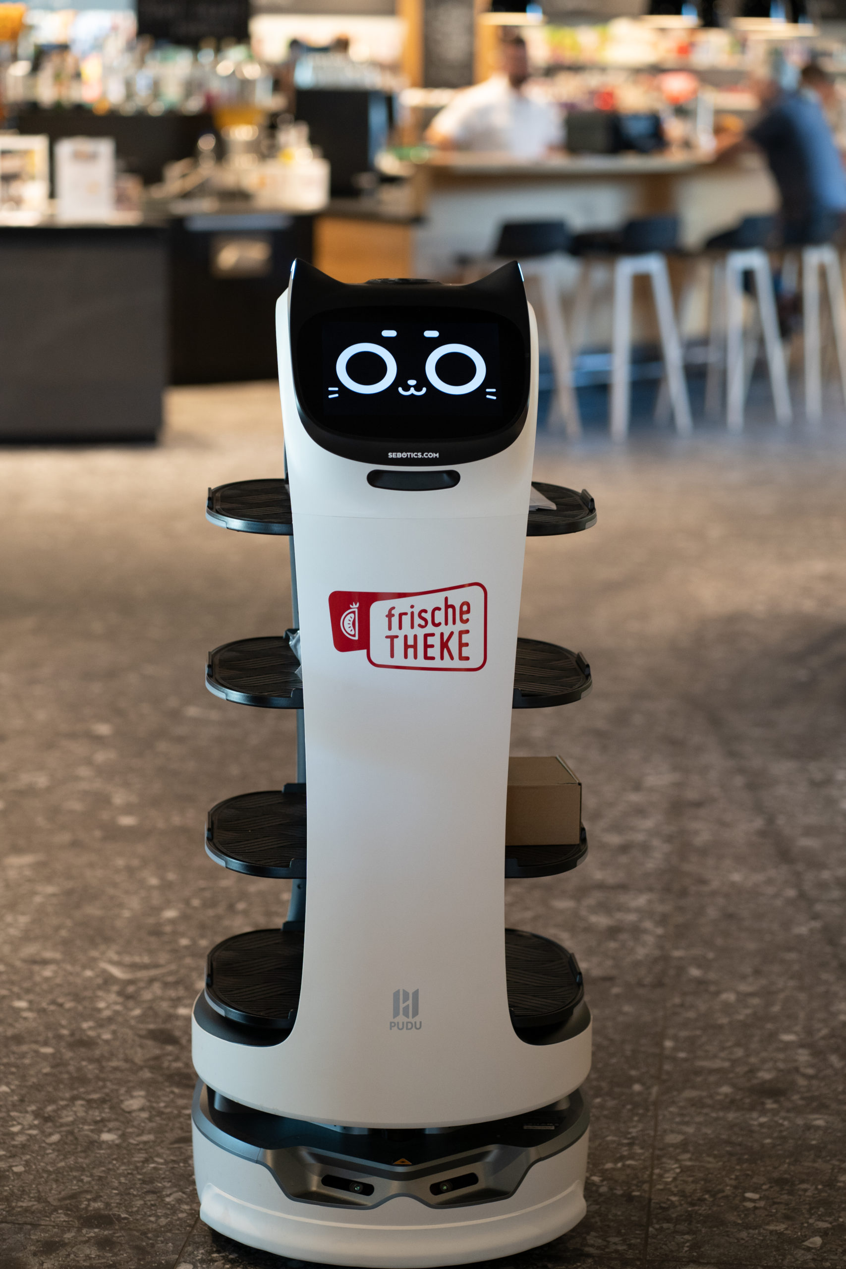 Erster Serviceroboter in der Raststätte - Sebotics