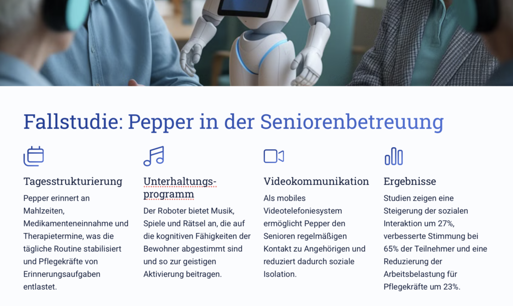Roboter in der Pflege | Vorteile, Einsatz & Herausforderungen